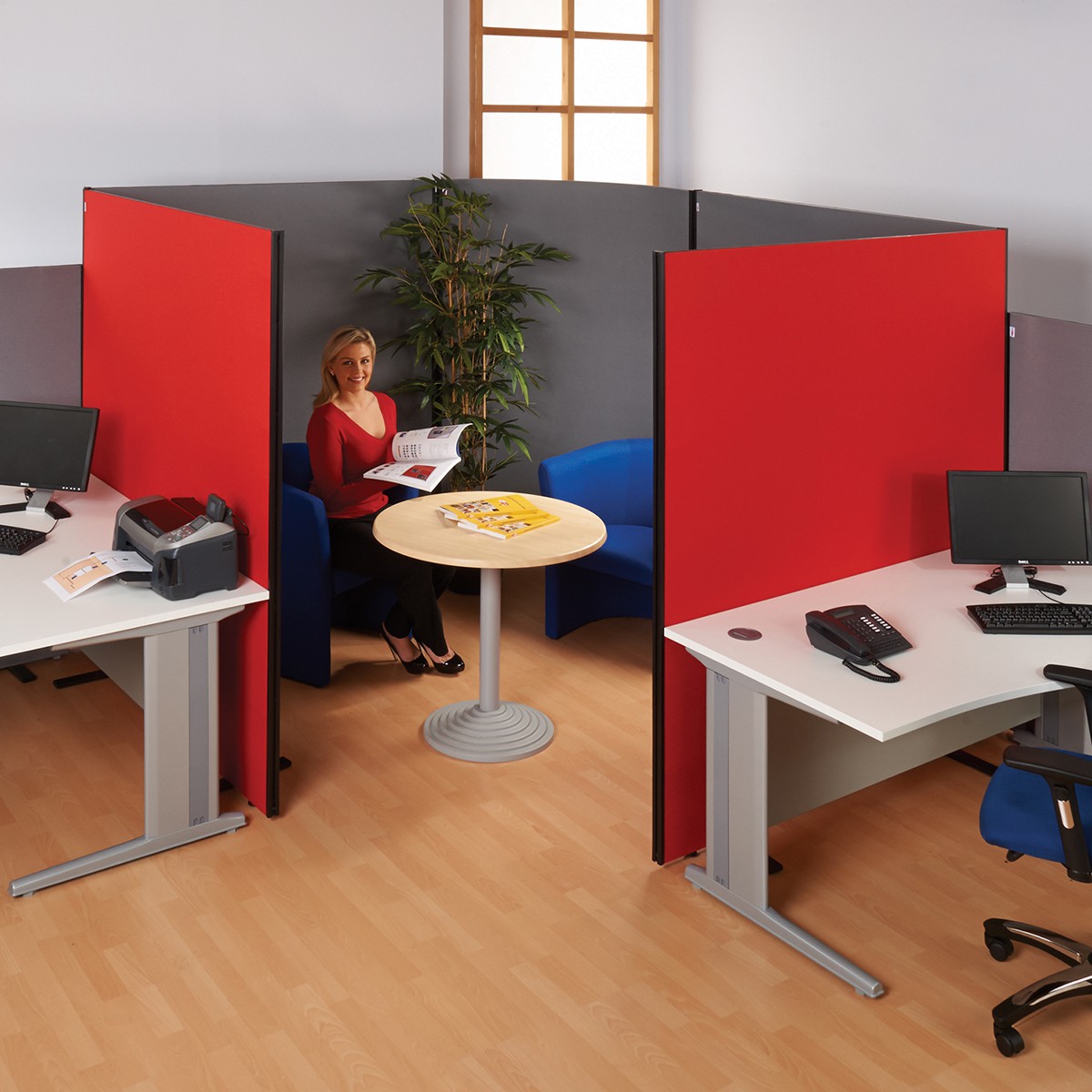 BusyScreen Classic Partition System - Woven Cloth | 1825 x 1200mm (HxW ...