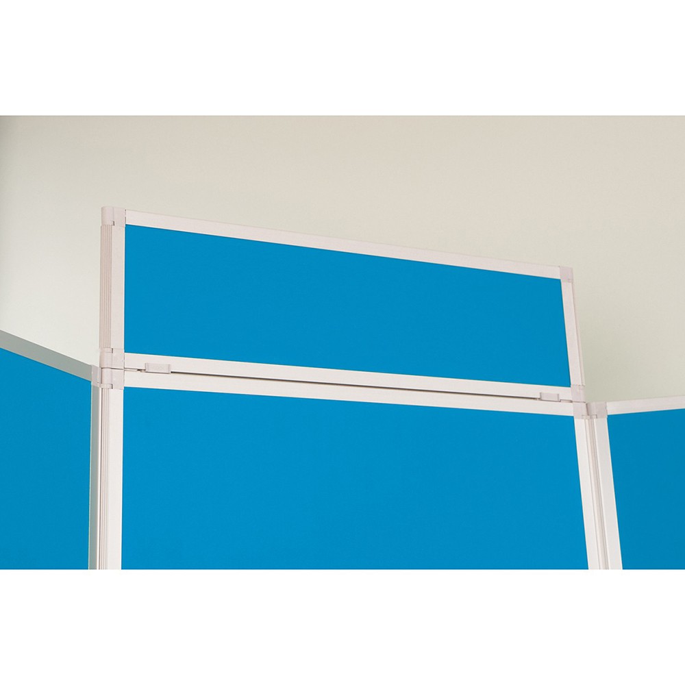 BusyFold Heavy Duty Display System Header | Light Blue (LB) | 59280/LB