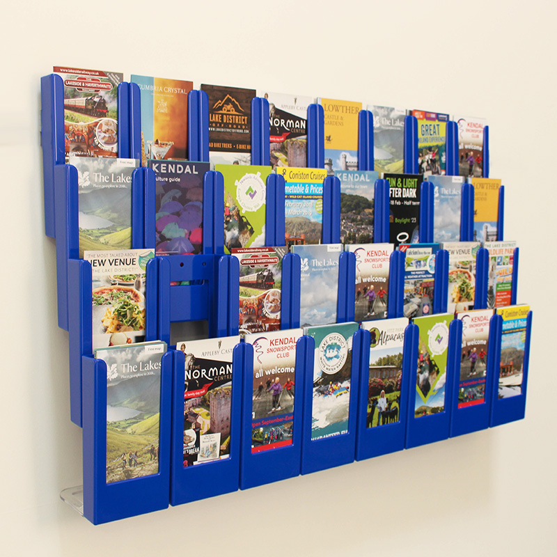 Expanda-Stand™ Kits | Blue (BL) | Style 4 - 1/3 A4 x 32 | WLES04/BL