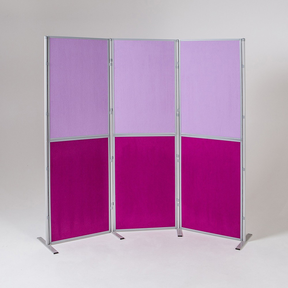 OnBoard Pole and Panel Display System | Purple | Black | 6 Panel - 1800 ...