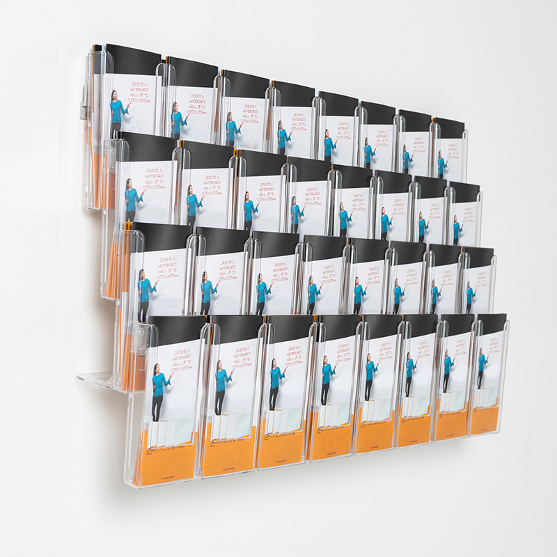 Expanda-Stand™ Kits | Style 4 - 1/3 A4 x 32 | Transparent | WLES04