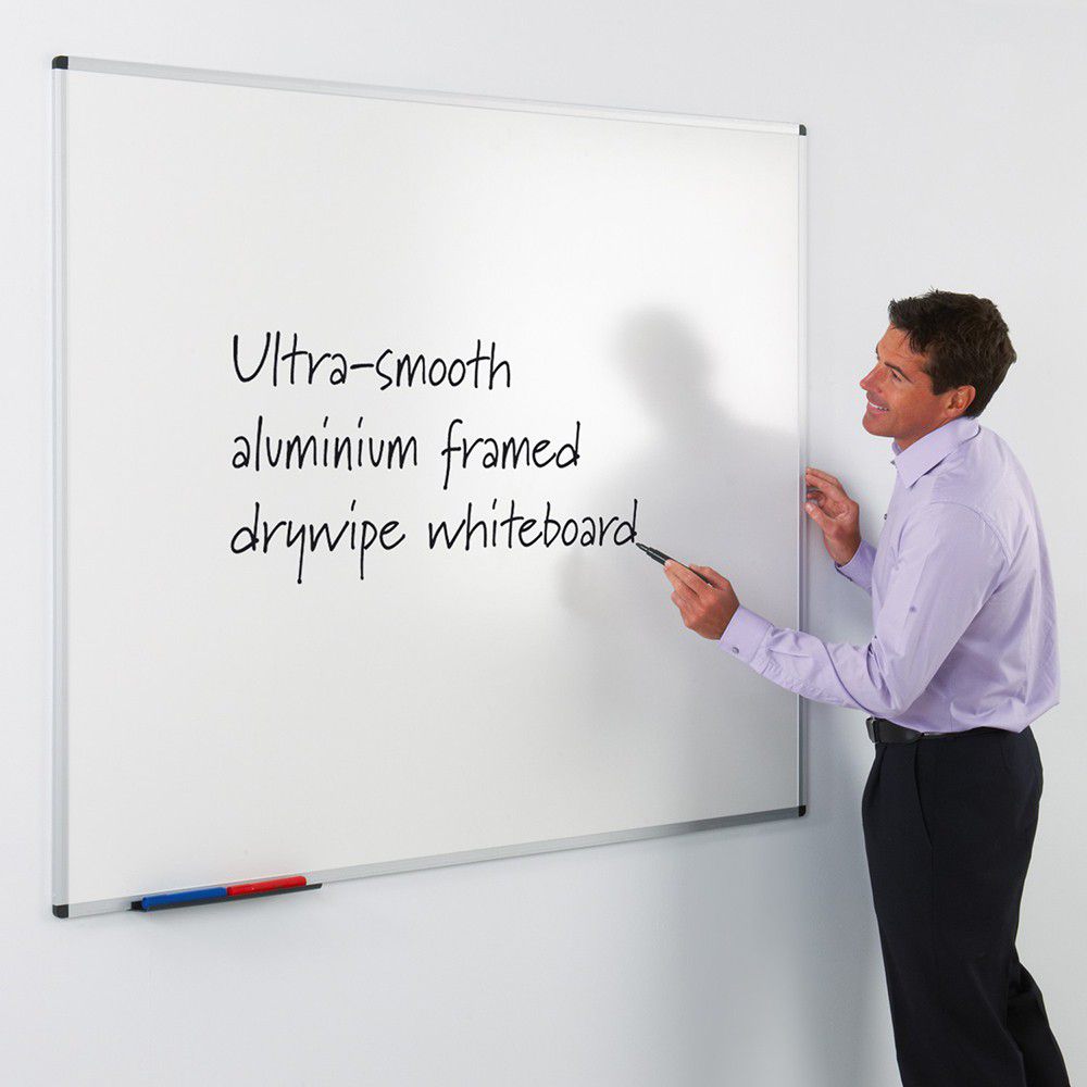 WriteOn® Dual Faced Whiteboard | 1200 x 1500mm (HxW) | 47154