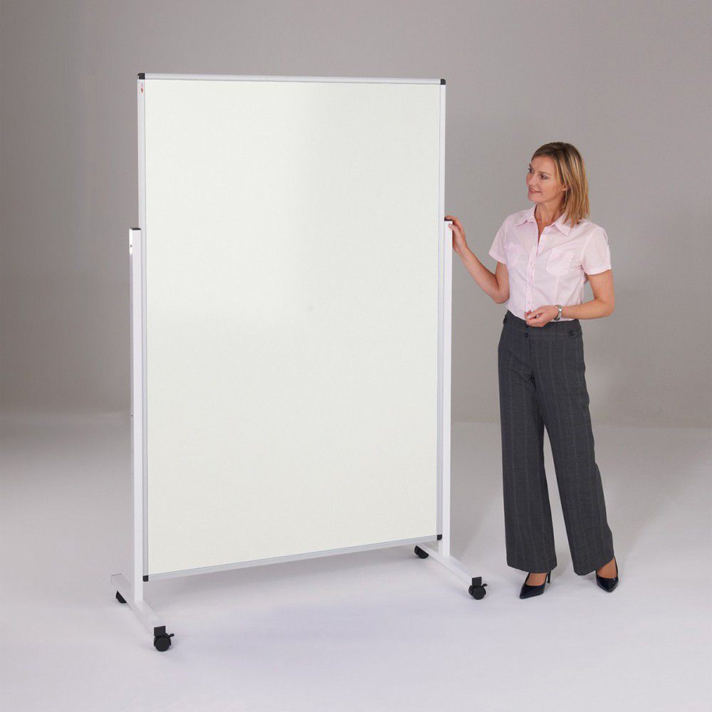 Height Adjustable Mobile Whiteboard | 1500 x 1200mm (HxW) | Whiteboard ...