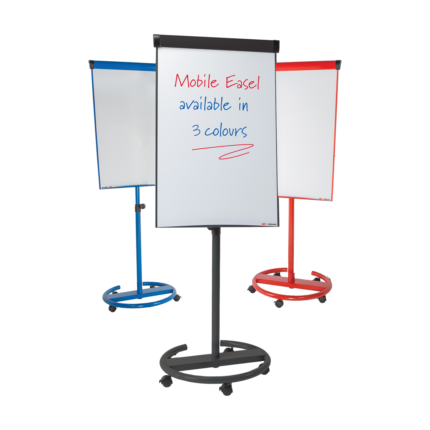 Ultimate Mobile Flipchart Easel | A-Red | 449602